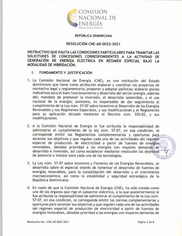 Normas | Comisión Nacional de Energia